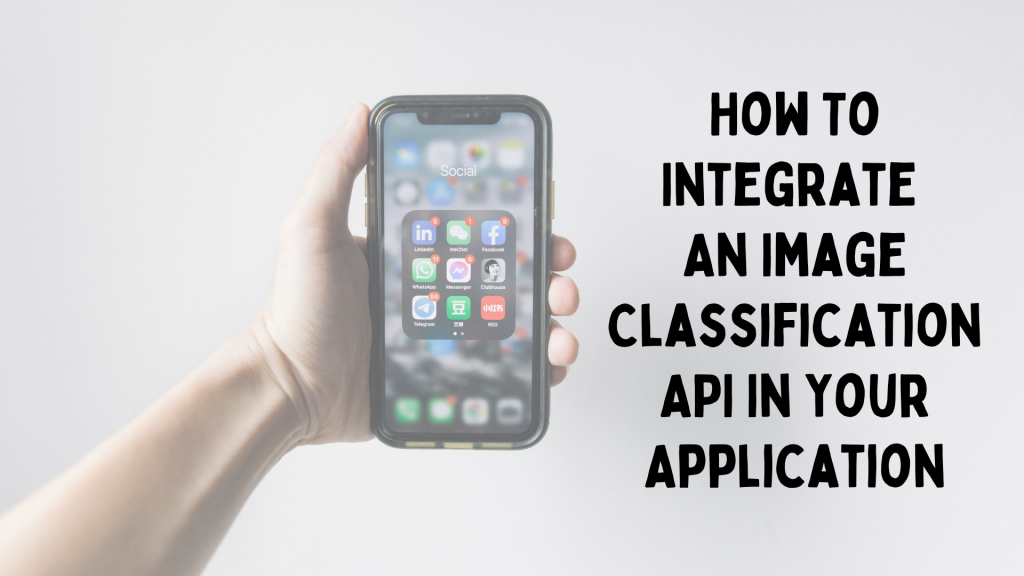How To Integrate An Image Classification API In Your Application ...