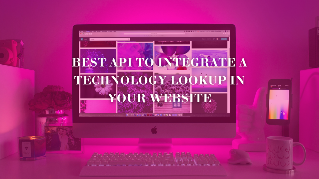 Best API To Integrate A Technology Lookup In Your Website