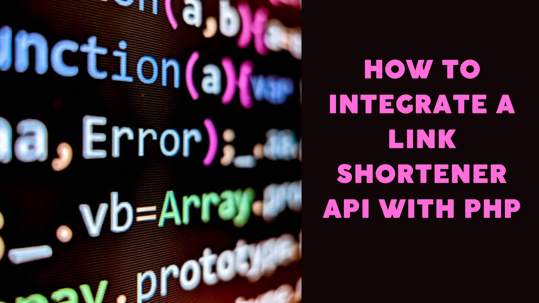 How To Integrate A Link Shortener API With PHP – TheStartupFounder.com