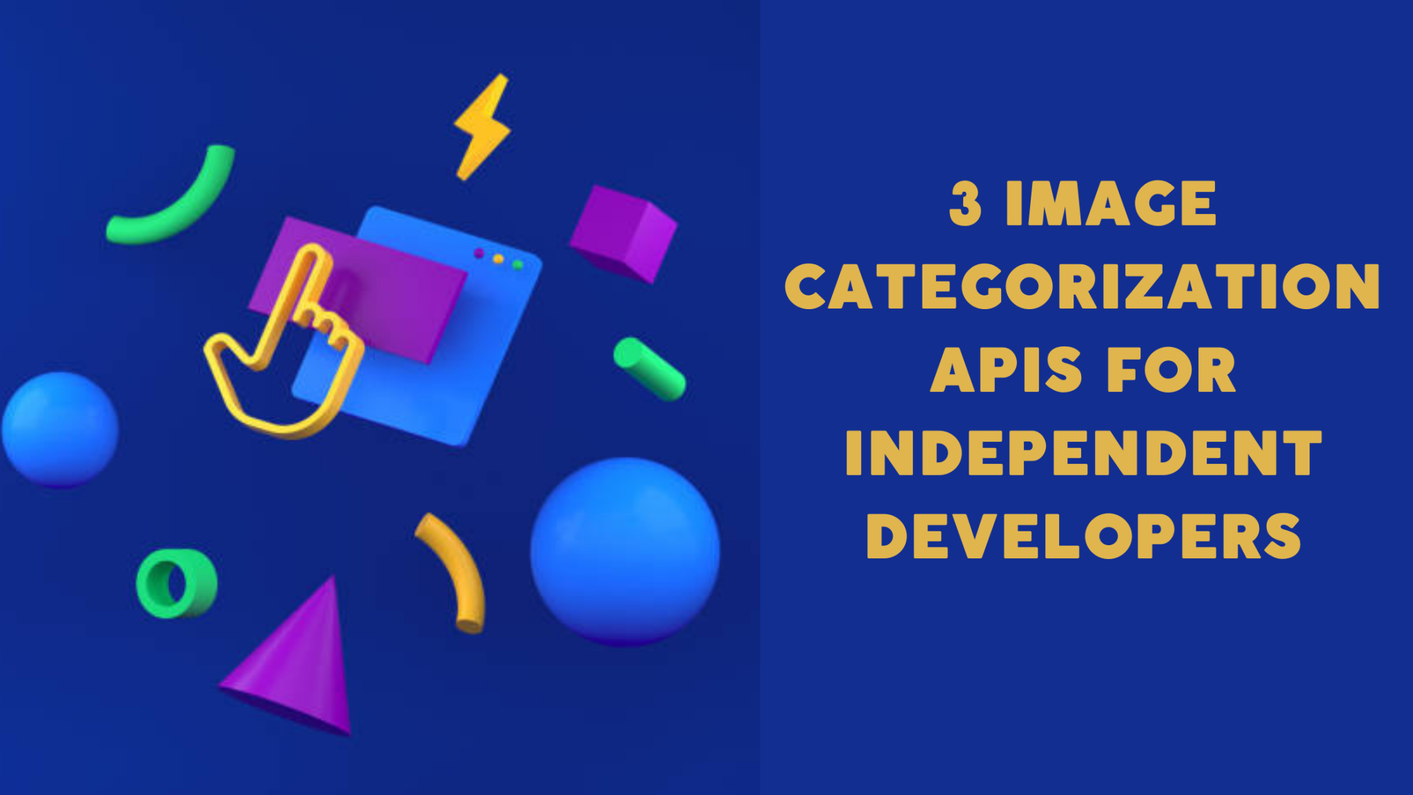 3 Image Categorization APIs For Independent Developers – TheStartupFounder.com